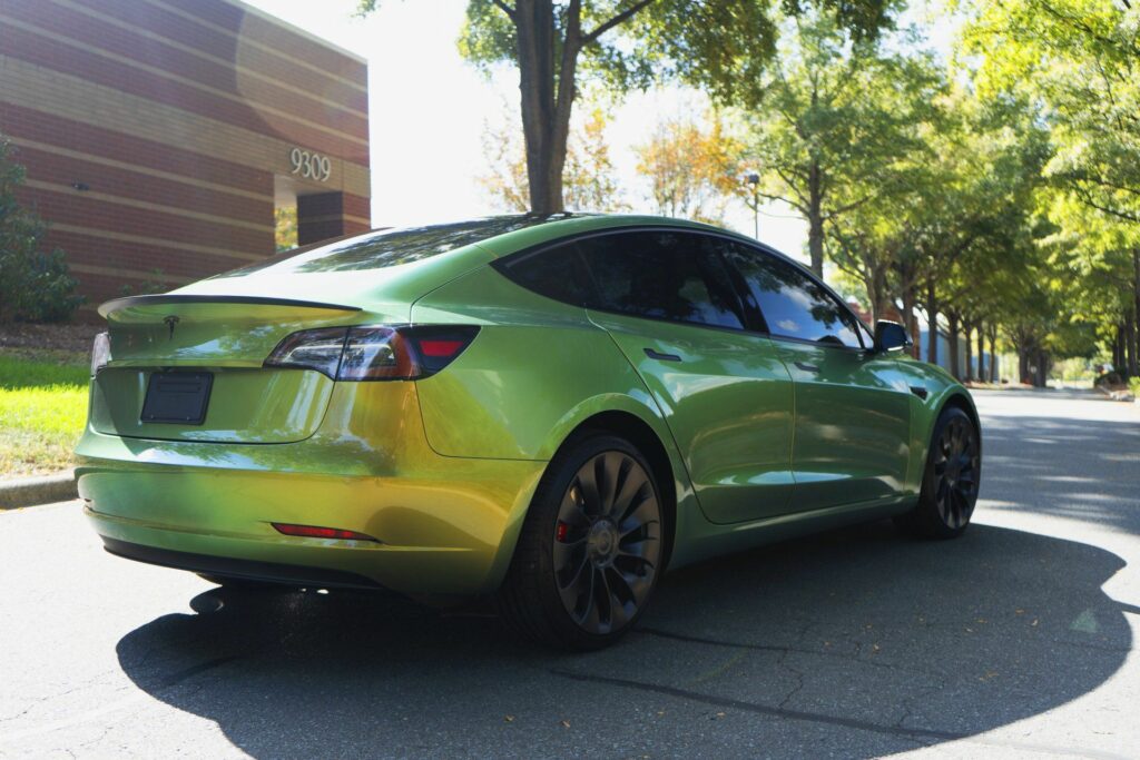 DYNOshift-green Green-to-Gold Metallic Flake PPF | STEK USA